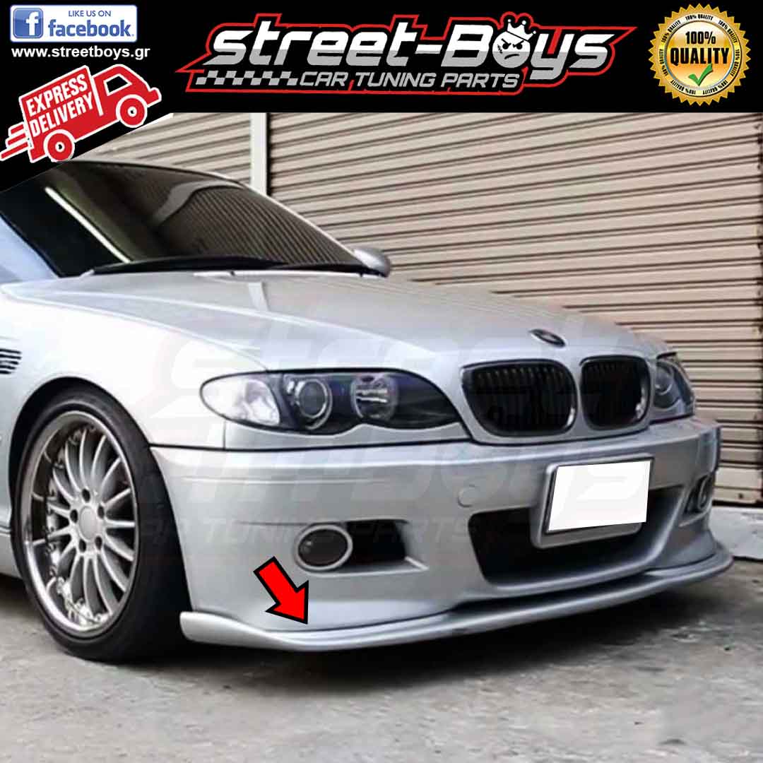 EXTENSION LIP SPOILER ΕΜΠΡΟΣ ΠΡΟΦΥΛΑΚΤΗΡΑ BMW E46 M3/M-TECH - STREET ...