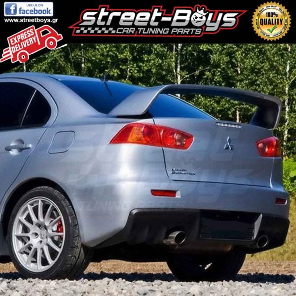 ΑΕΡΟΤΟΜΗ [EVO TYPE] SPOILER MITSUBISHI LANCER 10 - STREET BOYS - CAR ...