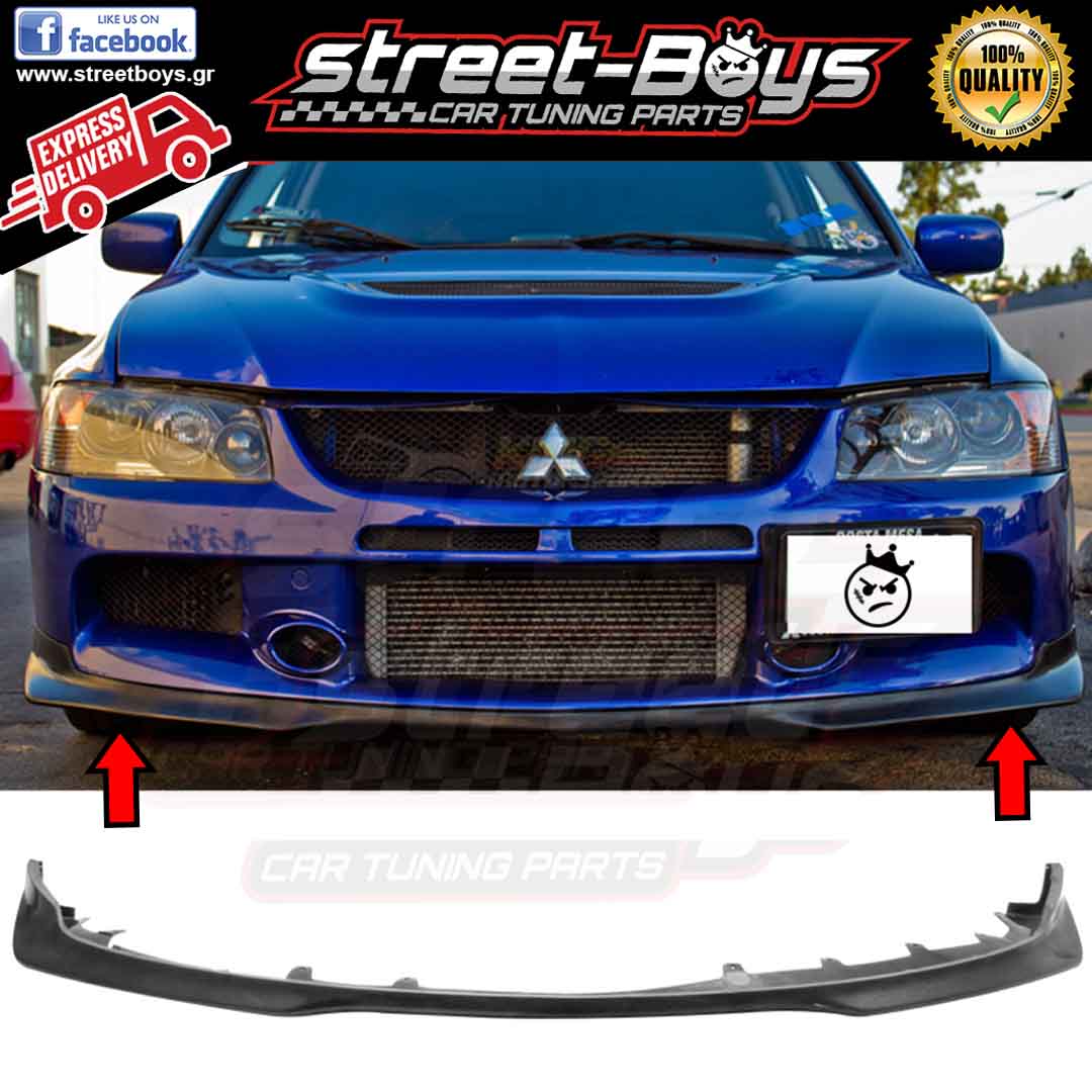 LIP SPOILER [RALLIART TYPE] ΕΜΠΡΟΣ ΠΡΟΦΥΛΑΚΤΗΡΑ MITSUBISHI LANCER ...