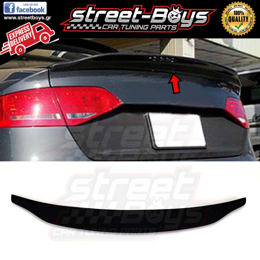 SPOILER AUDI A4 B8 2008 2015 STREET BOYS CAR TUNING SHOP SPOILER AUDI A4 B8 2008 2015 STREET BOYS CAR TUNING SHOP