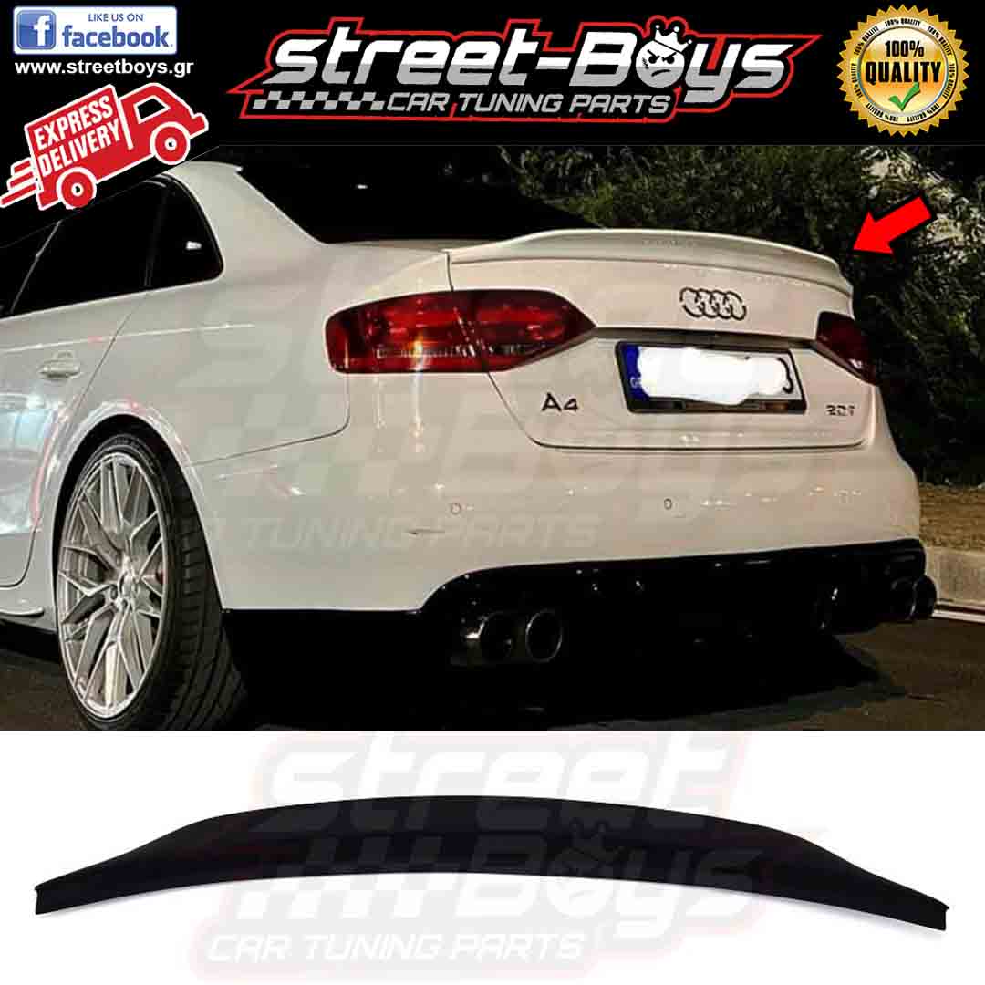  SPOILER AUDI A4 B8 STREET BOYS CAR TUNING SHOP
