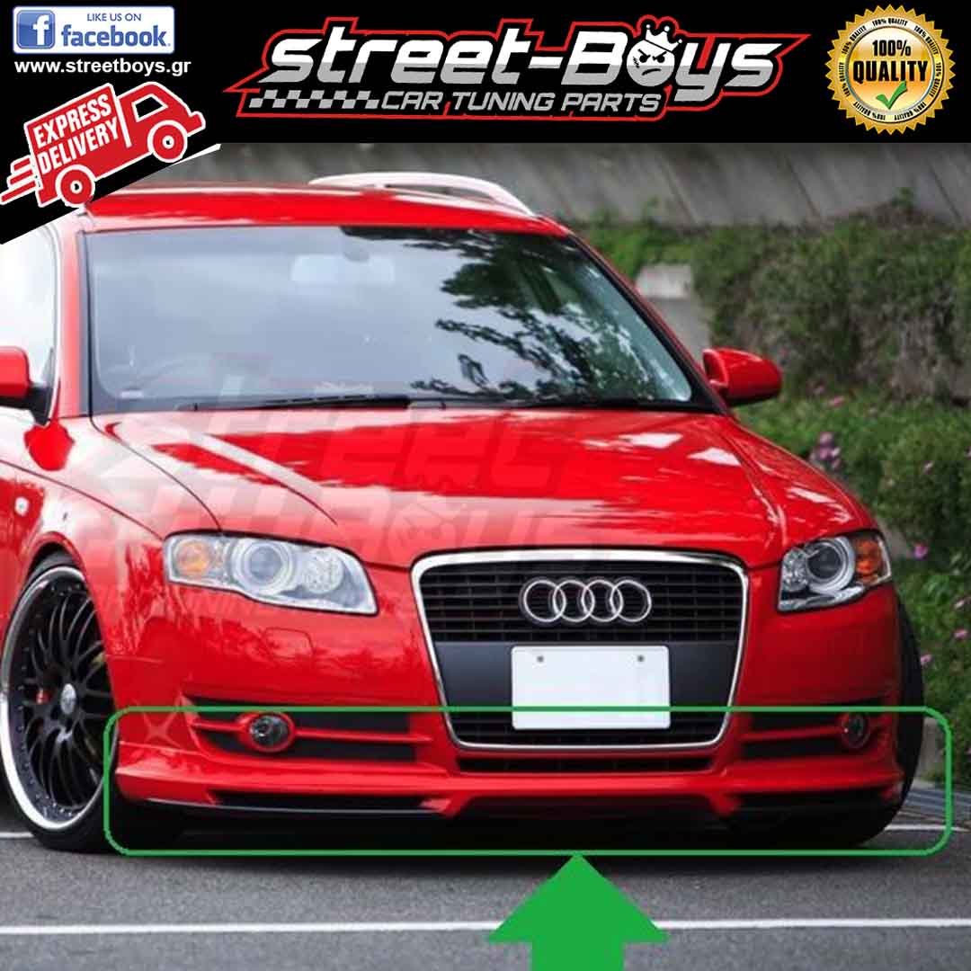 LIP SPOILER AUDI A4 B7 STREET BOYS CAR TUNING SHOP