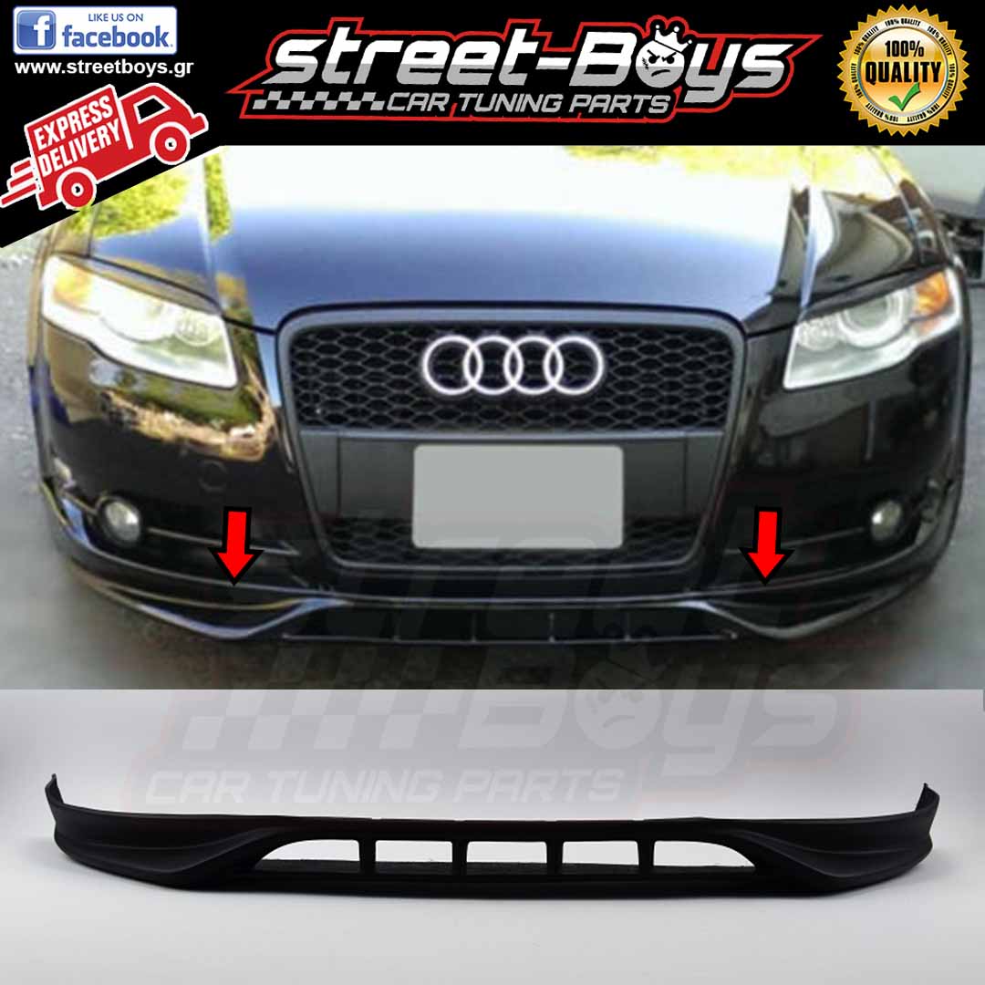 LIP SPOILER S TYPE AUDI A4 B7 STREET BOYS CAR LIP SPOILER S TYPE AUDI A4 B7 STREET BOYS CAR