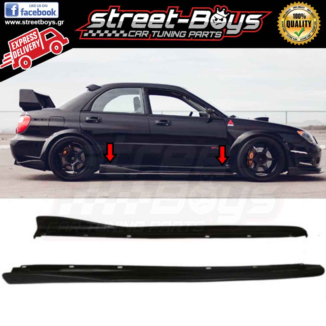 EXTENSION ΜΑΡΣΠΙΕ [CS TYPE] SET ΠΛΑΪΝΑ SPOILER SUBARU IMPREZA WRX STi ...