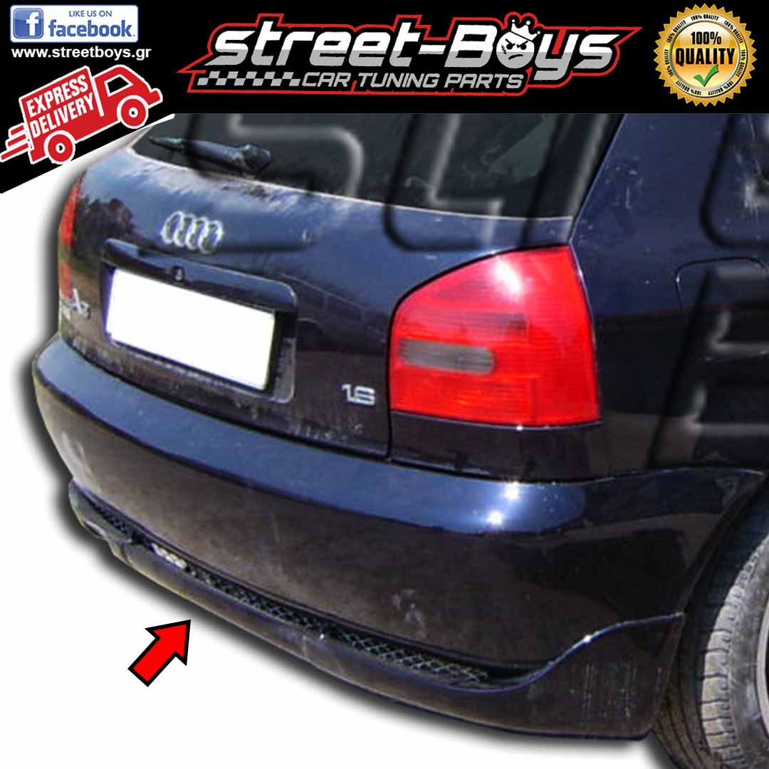 LIP SPOILER ΠΙΣΩ ΠΡΟΦΥΛΑΚΤΗΡΑ AUDI A3 8L - STREET BOYS - CAR TUNING SHOP