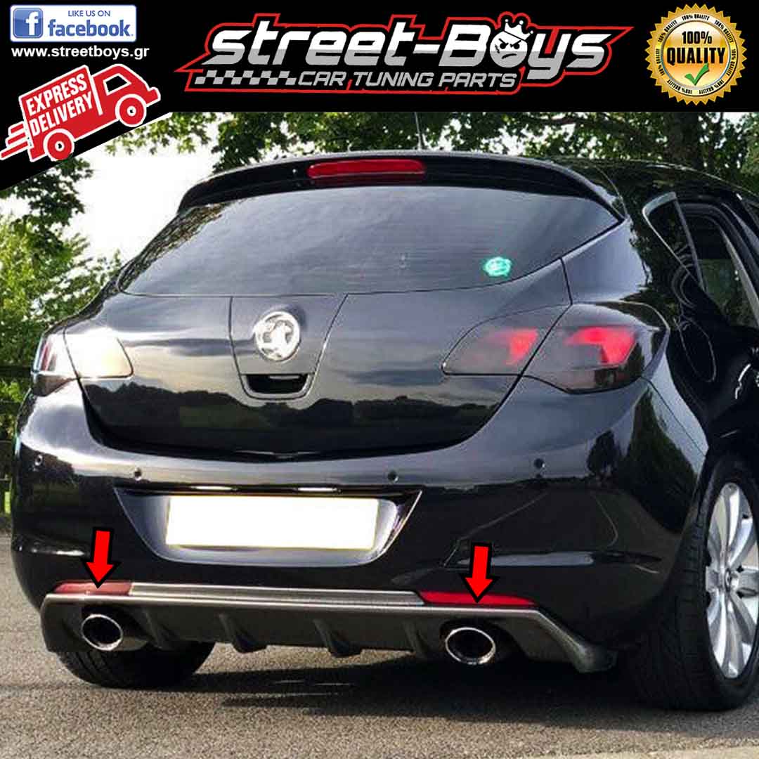 SPOILER ΔΙΑΧΥΤΗΣ ΠΙΣΩ ΠΡΟΦΥΛΑΚΤΗΡΑ OPEL ASTRA J [5Θ] (2009-2012 ...