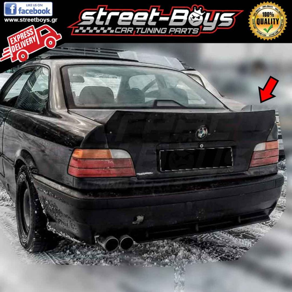ΑΕΡΟΤΟΜΗ [DUCKTAIL TYPE] SPOILER BMW E36 - STREET BOYS - CAR TUNING SHOP
