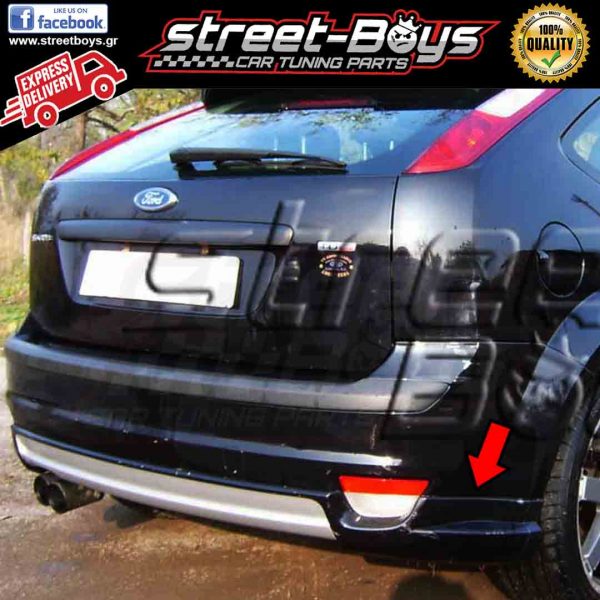 SPOILER ΠΙΣΩ ΠΡΟΦΥΛΑΚΤΗΡΑ FORD FOCUS "MK2" - STREET BOYS - CAR TUNING SHOP