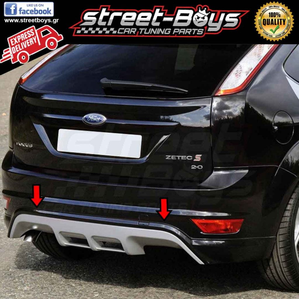 SPOILER [ST TYPE] ΔΙΑΧΥΤΗΣ ΠΙΣΩ ΠΡΟΦΥΛΑΚΤΗΡΑ FORD FOCUS MK2 FACELIFT ...