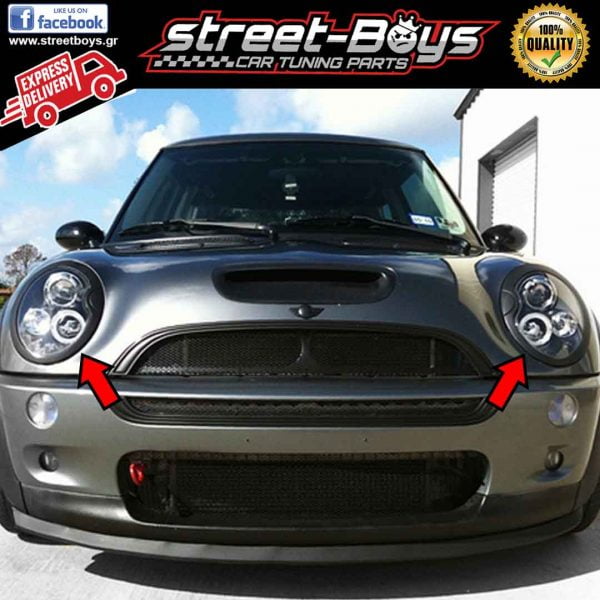 ΦΑΝΑΡΙΑ ΕΜΠΡΟΣ [ANGEL EYES] MINI COOPER R50/R52/R53 (2001-2004 ...