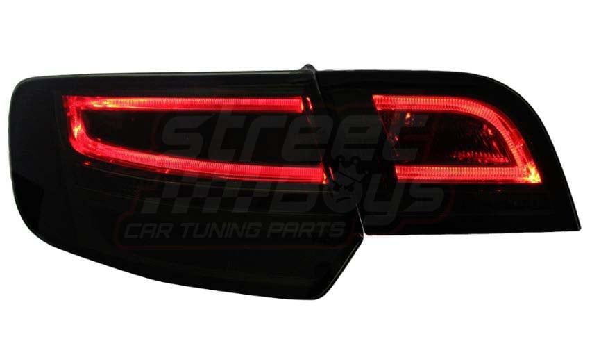 ΦΑΝΑΡΙΑ ΠΙΣΩ *LED* BLACK SMOKE AUDI A3 8P SPORTBACK (2004-2008) [V2.4 ...