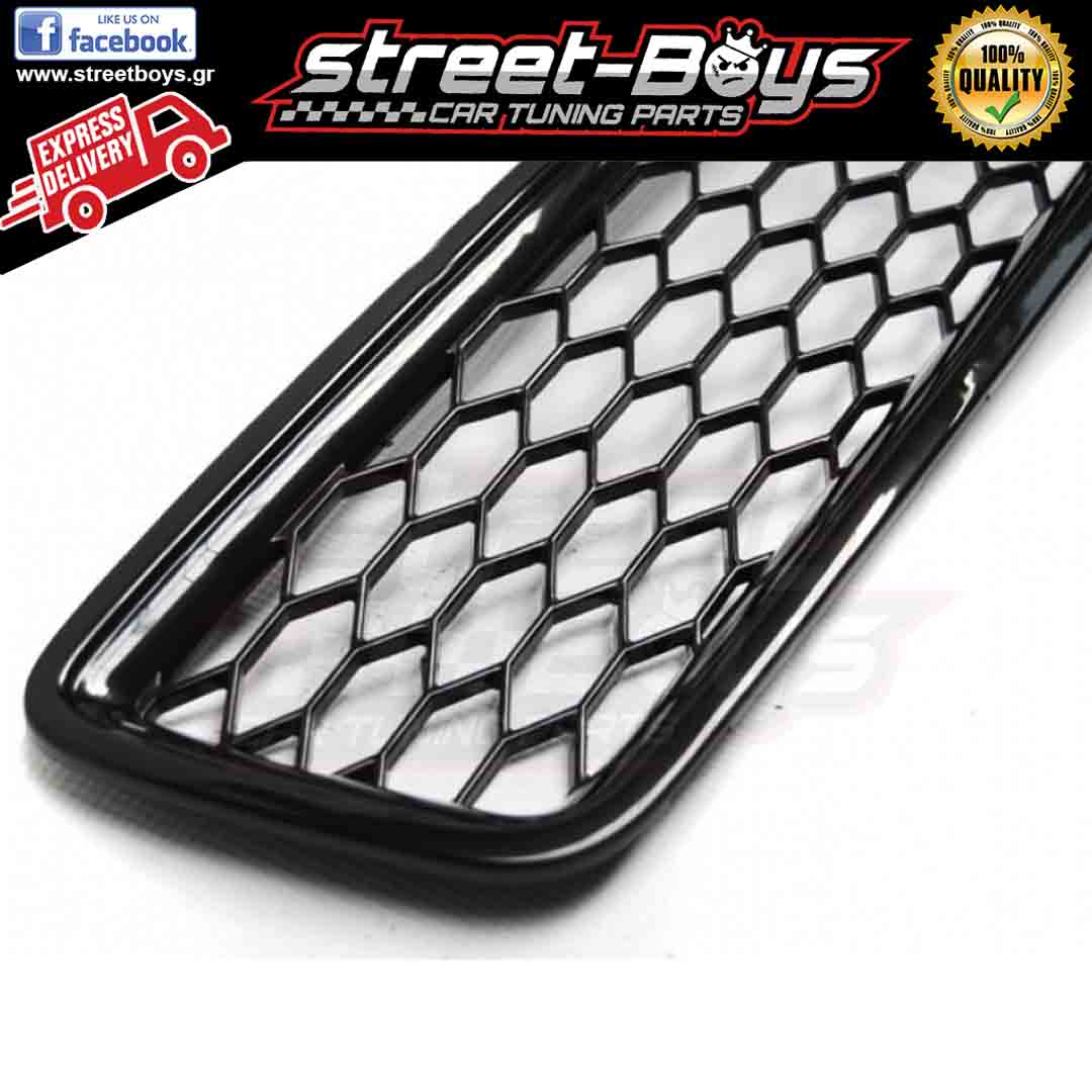 ΜΑΣΚΑ [RS TYPE] ΜΑΥΡΗ ΓΡΙΛΙΑ ΚΑΠΟ AUDI A4 B5 (1994-2000) - STREET BOYS ...