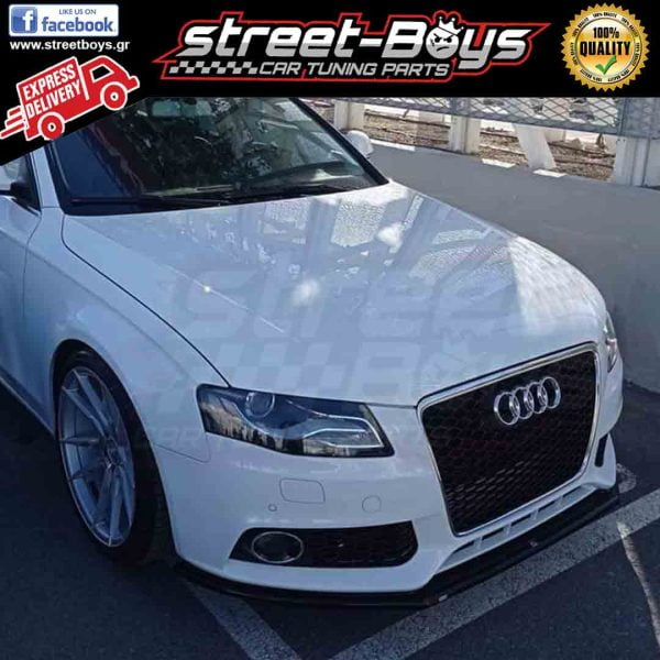 ΜΑΣΚΑ [RS4 TYPE] ΧΡΩΜΙΟΥ ΠΛΑΙΣΙΟ & ΜΑΥΡΗ ΓΡΙΛΙΑ ΜΠΡΟΣΤΑ ΠΡΟΦΥΛΑΚΤΗΡΑ ...