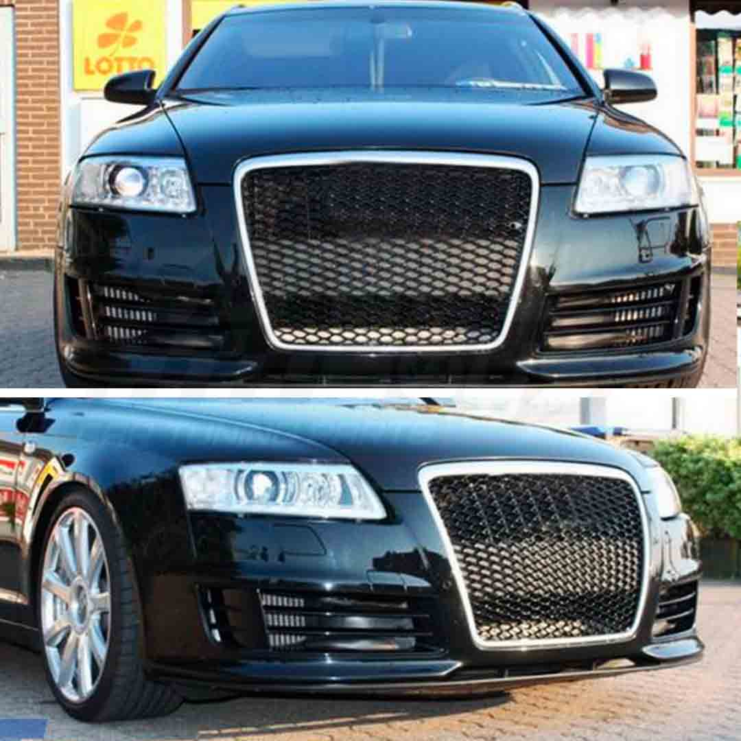 ΜΑΣΚΑ [RS6 TYPE] ΧΡΩΜΙΟΥ ΠΛΑΙΣΙΟ & ΜΑΥΡΗ ΓΡΙΛΙΑ ΜΠΡΟΣΤΑ ΠΡΟΦΥΛΑΚΤΗΡΑ ...