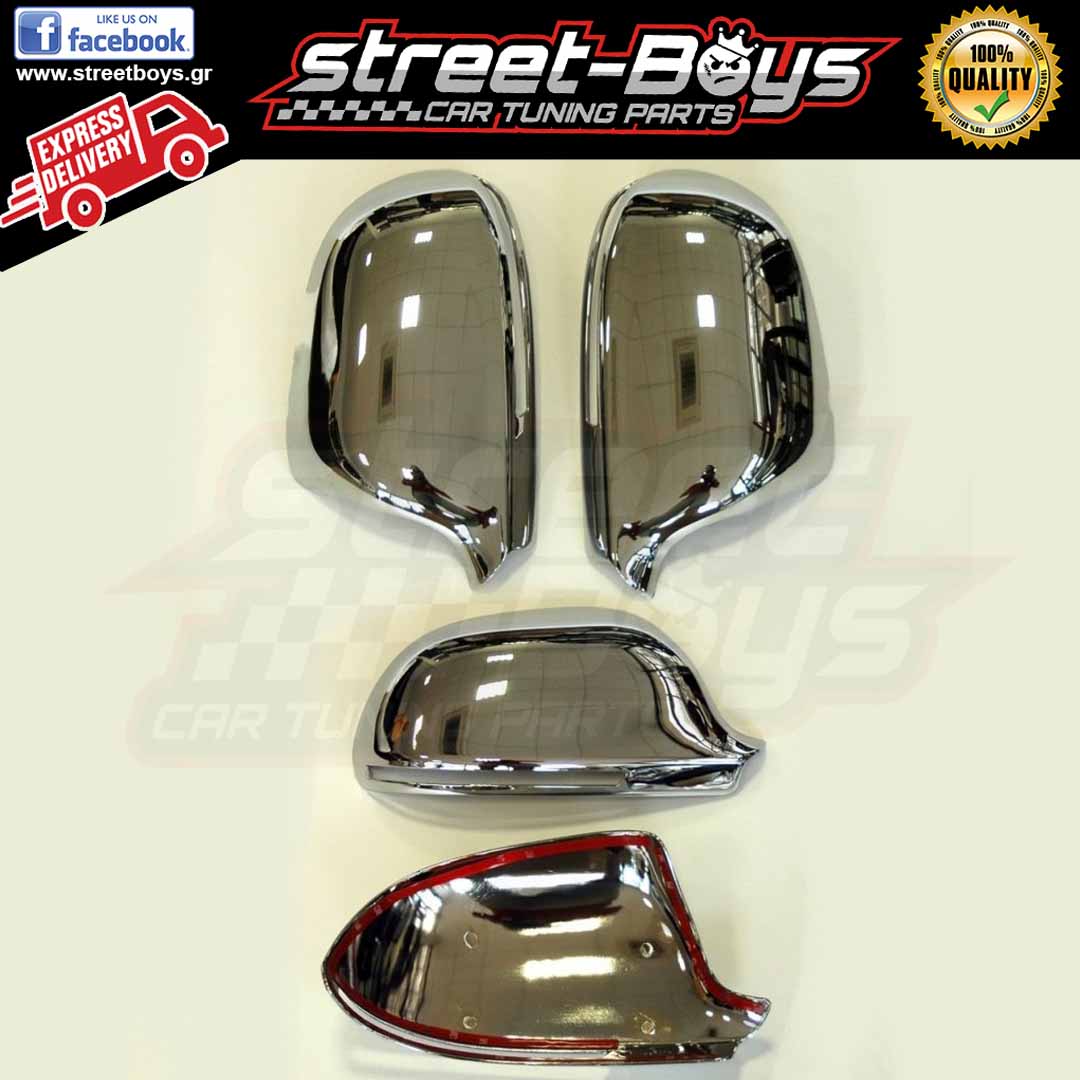 ΚΑΠΑΚΙΑ ΚΑΘΡΕΦΤΗ ΝΙΚΕΛ ΧΡΩΜΙΟ AUDI A3 8P FACELIFT (2008-2010) - STREET ...