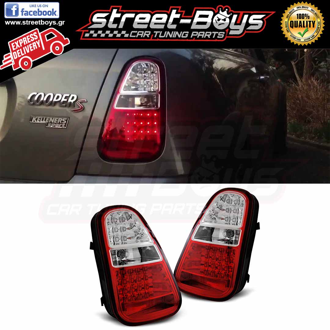 ΦΑΝΑΡΙΑ ΠΙΣΩ [LED CLEAR] MINI COOPER R50/R52/R53 (2004-2006) - STREET ...