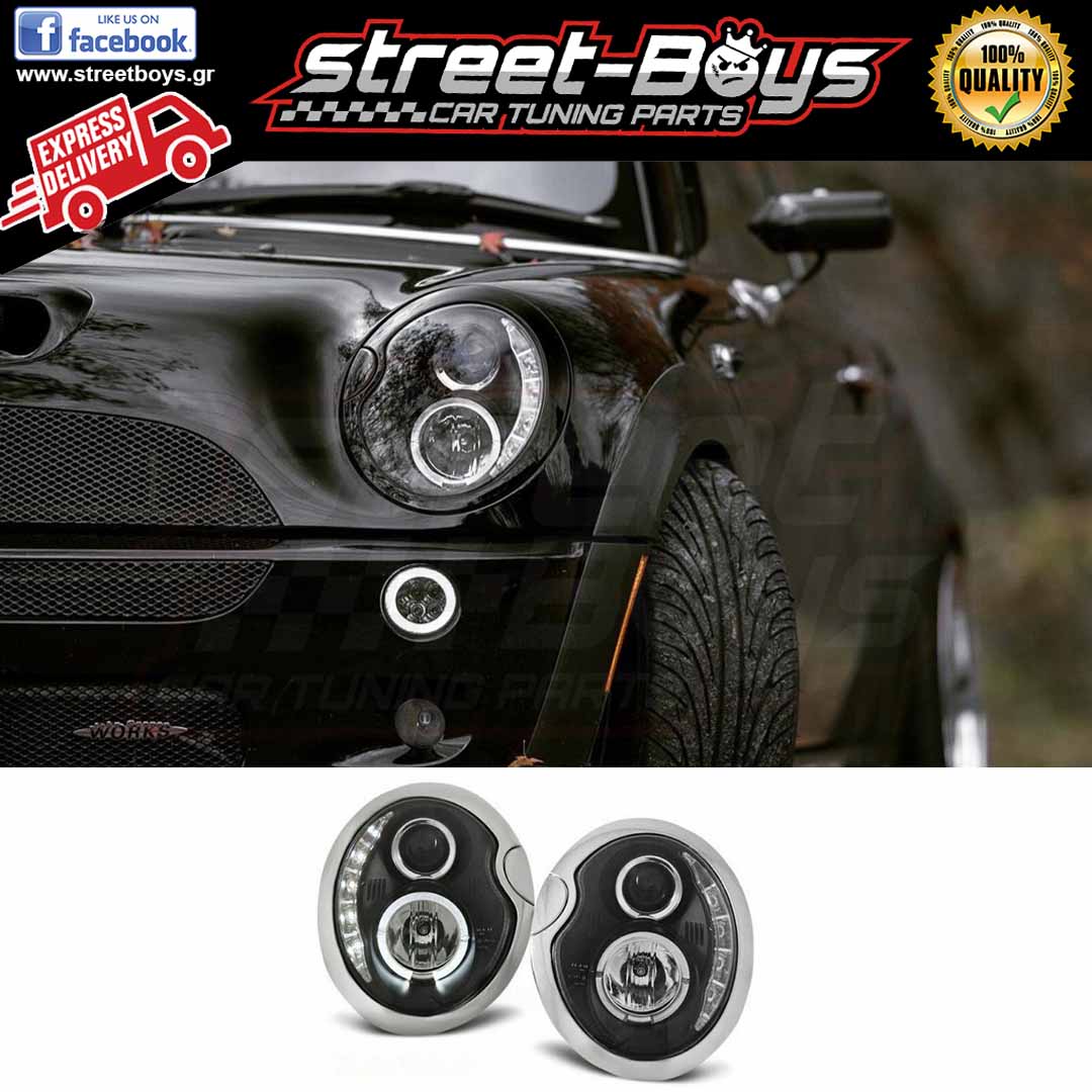 ΦΑΝΑΡΙΑ ΕΜΠΡΟΣ [DAYLIGHT] MINI COOPER R50/R52/R53 (2001-2006) - STREET ...