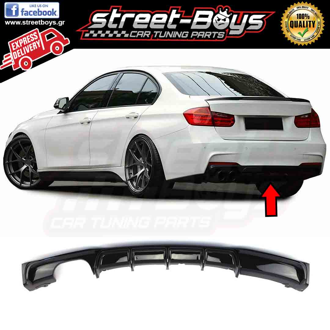 SPOILER ΔΙΑΧΥΤΗΣ ΠΙΣΩ ΠΡΟΦΥΛΑΚΤΗΡΑ BMW F30 F31 - STREET BOYS - CAR ...