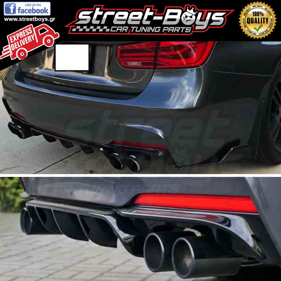 SPOILER ΔΙΑΧΥΤΗΣ ΠΙΣΩ ΠΡΟΦΥΛΑΚΤΗΡΑ BMW F30 F31 - STREET BOYS - CAR ...