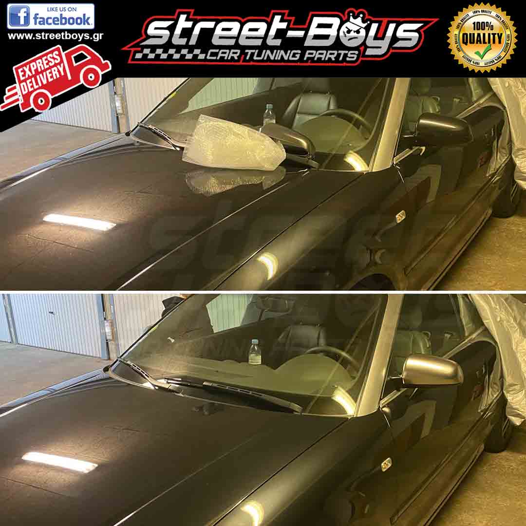 ΚΑΠΑΚΙΑ ΚΑΘΡΕΦΤΗ ΑΣΗΜΙ ΜΑΤ ΧΡΩΜΙΟ AUDI A3 8P & A4 B6 B7 & A6 C6 ...