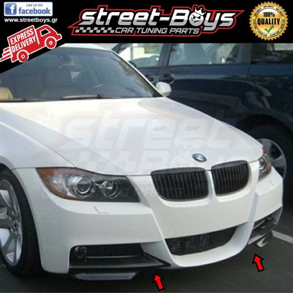 EXTENSION SPOILER ΝΥΧΑΚΙΑ ΕΜΠΡΟΣ ΠΡΟΦΥΛΑΚΤΗΡΑ BMW E90 M-TECH M-PACK ...