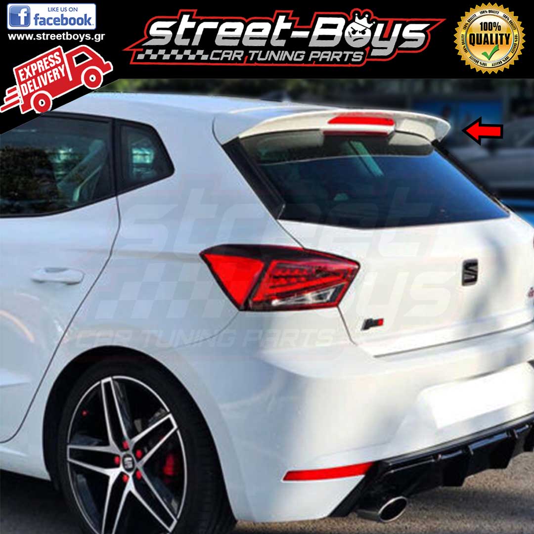 ΑΕΡΟΤΟΜΗ SPOILER [CUPRA TYPE] SEAT IBIZA 6F (2017+) - STREET BOYS - CAR ...