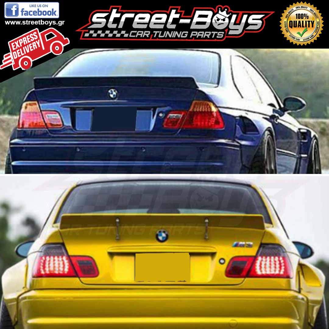 ΑΕΡΟΤΟΜΗ [DUCKTAIL TYPE] SPOILER BMW E46 COUPE - STREET BOYS - CAR ...