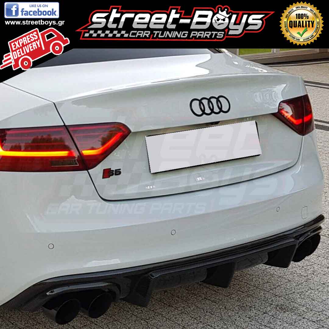 SPOILER ΔΙΑΧΥΤΗΣ ΠΙΣΩ ΠΡΟΦΥΛΑΚΤΗΡΑ AUDI A5 8T S-LINE COUPE FACELIFT ...