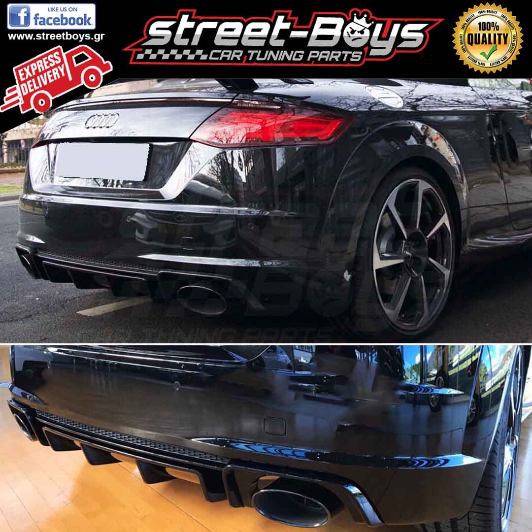 SPOILER ΔΙΑΧΥΤΗΣ [TT-RS TYPE] ΠΙΣΩ ΠΡΟΦΥΛΑΚΤΗΡΑ AUDI TT 8S S-LINE ...