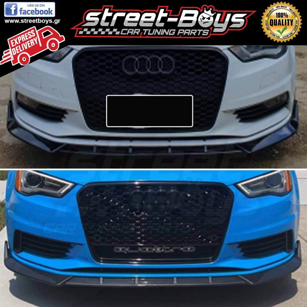 EXTENSION LIP SPOILER ΕΜΠΡΟΣ ΠΡΟΦΥΛΑΚΤΗΡΑ AUDI A3 8V SEDAN STANDARD ...