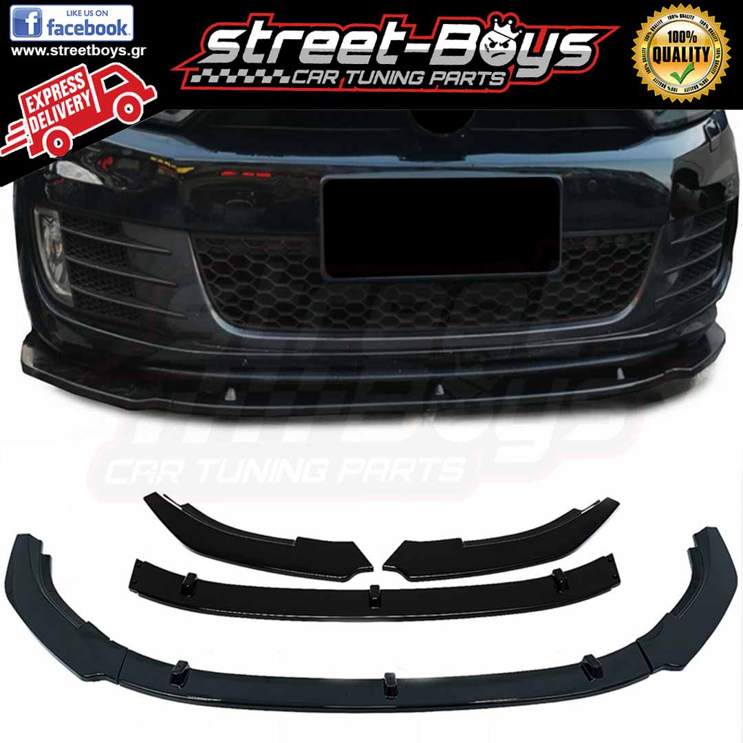 EXTENSION LIP SPOILER ΕΜΠΡΟΣ ΠΡΟΦΥΛΑΚΤΗΡΑ VW GOLF 6 GTI GTD - STREET ...
