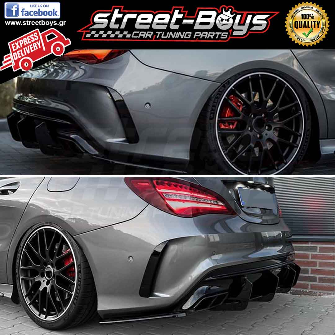 SPOILER ΔΙΑΧΥΤΗΣ ΠΙΣΩ ΠΡΟΦΥΛΑΚΤΗΡΑ MERCEDES BENZ CLA W117 AMG (2013 ...