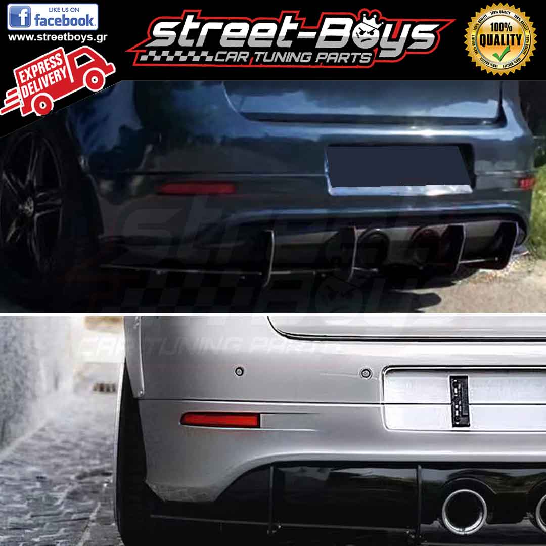 SPOILER ΔΙΑΧΥΤΗΣ ΠΙΣΩ ΠΡΟΦΥΛΑΚΤΗΡΑ VW GOLF 5 R32 - STREET BOYS - CAR ...