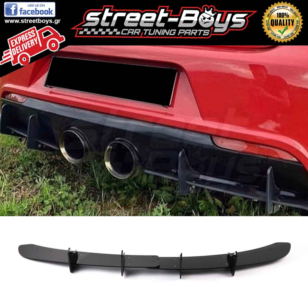 SPOILER ΔΙΑΧΥΤΗΣ ΠΙΣΩ ΠΡΟΦΥΛΑΚΤΗΡΑ VW GOLF 6 R - STREET BOYS - CAR ...