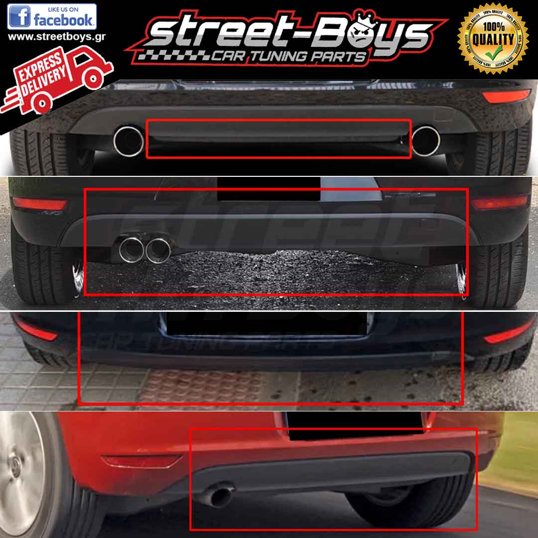 SPOILER ΔΙΑΧΥΤΗΣ ΠΙΣΩ ΠΡΟΦΥΛΑΚΤΗΡΑ VW GOLF 6 TSI TDI - STREET BOYS ...