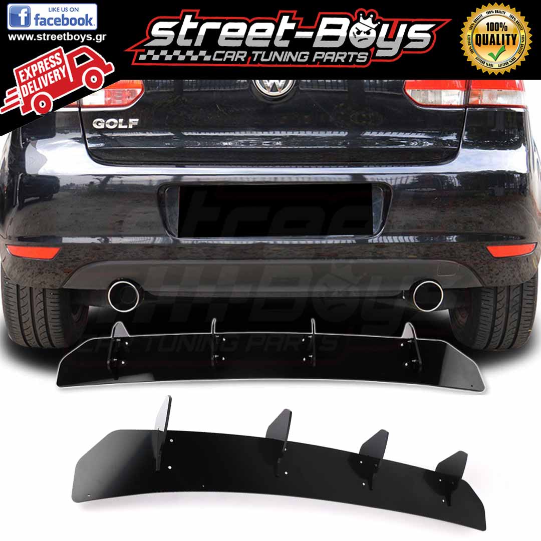 SPOILER ΔΙΑΧΥΤΗΣ ΠΙΣΩ ΠΡΟΦΥΛΑΚΤΗΡΑ VW GOLF 6 TSI TDI - STREET BOYS ...