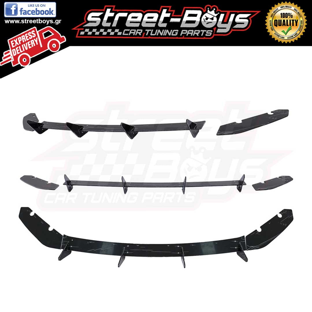 SPOILER ΔΙΑΧΥΤΗΣ ΠΙΣΩ ΠΡΟΦΥΛΑΚΤΗΡΑ SEAT LEON MK3 5F - STREET BOYS - CAR ...