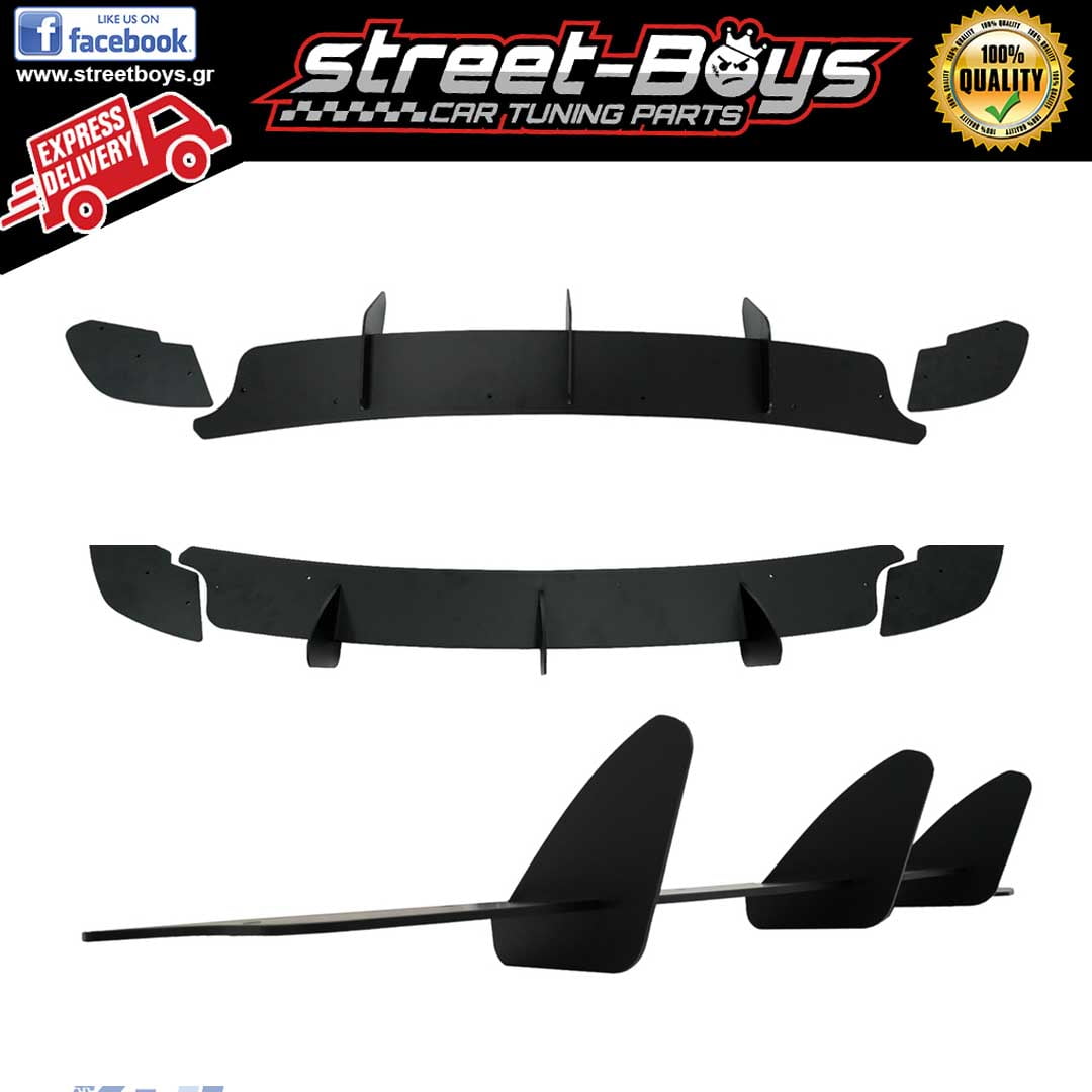 SPOILER ΔΙΑΧΥΤΗΣ ΠΙΣΩ ΠΡΟΦΥΛΑΚΤΗΡΑ VW GOLF 6 GTi - STREET BOYS - CAR ...