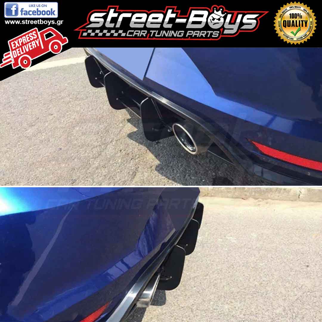 SPOILER ΔΙΑΧΥΤΗΣ ΠΙΣΩ ΠΡΟΦΥΛΑΚΤΗΡΑ VW POLO 6R Gti - STREET BOYS - CAR ...