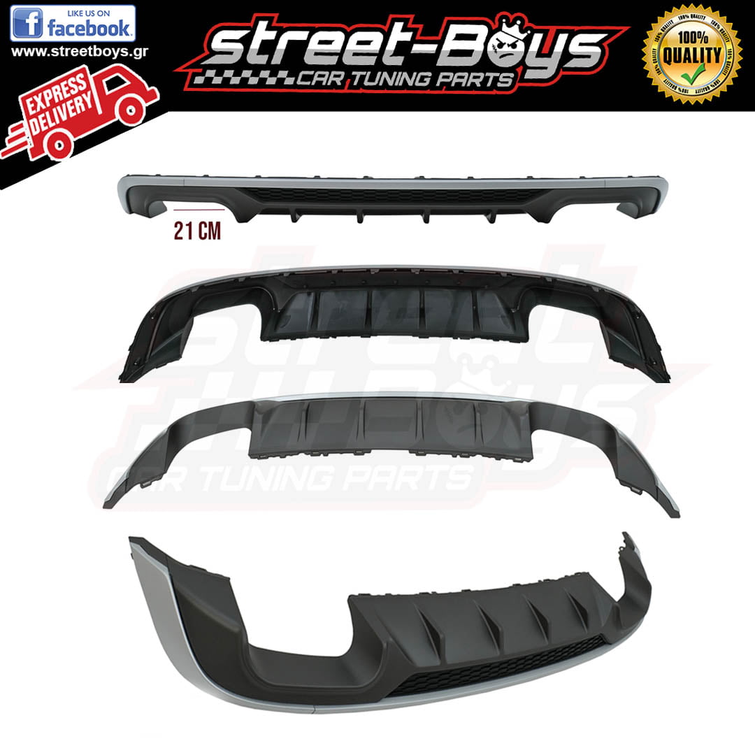 SPOILER ΠΙΣΩ ΠΡΟΦΥΛΑΚΤΗΡΑ [S3 TYPE] AUDI A3 8V HATCHBACK/SPORTBACK ...