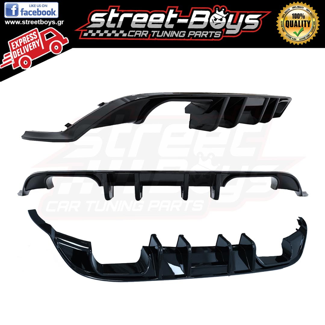 SPOILER [R TYPE] ΔΙΑΧΥΤΗΣ ΠΙΣΩ ΠΡΟΦΥΛΑΚΤΗΡΑ VW GOLF 7.5 STANDARD (2017 ...