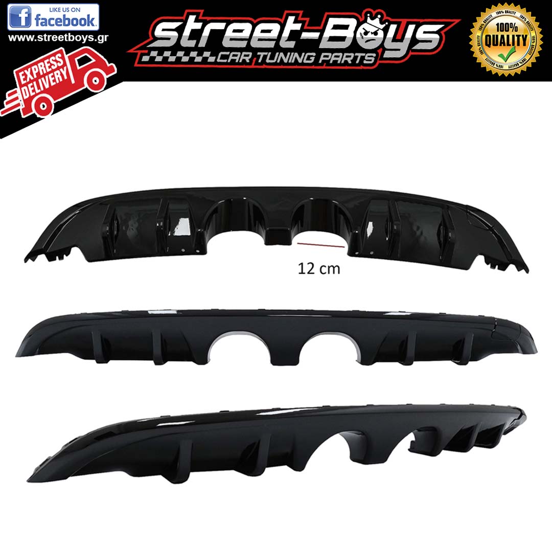 SPOILER [R20 TYPE] ΔΙΑΧΥΤΗΣ ΠΙΣΩ ΠΡΟΦΥΛΑΚΤΗΡΑ VW GOLF 6 STANDARD ...