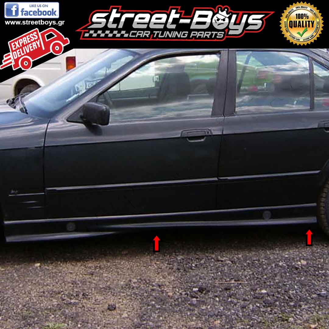 ΜΑΡΣΠΙΕ [M TYPE] SET ΠΛΑΪΝΑ SPOILER BMW E36 - STREET BOYS - CAR TUNING SHOP