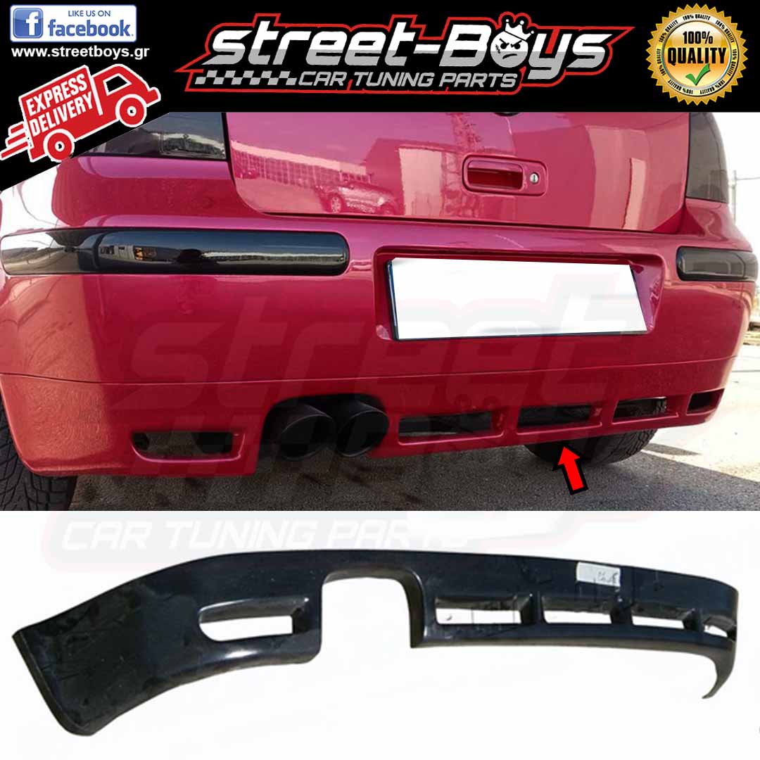 SPOILER ΠΙΣΩ ΠΡΟΦΥΛΑΚΤΗΡΑ VW GOLF 4 - STREET BOYS - CAR TUNING SHOP