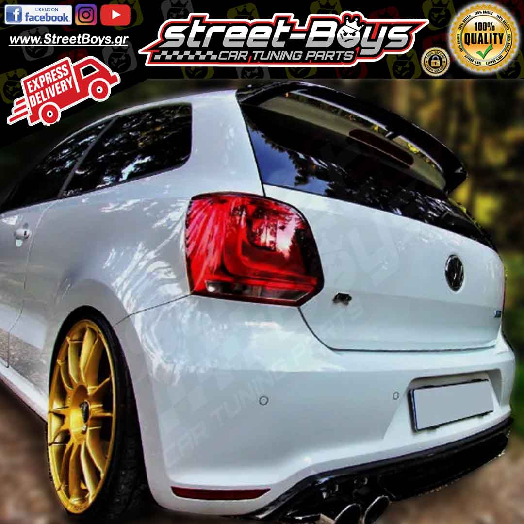 ΑΕΡΟΤΟΜΗ [WRC TYPE] SPOILER ΠΟΡΤ ΜΠΑΓΚΑΖ VW POLO 6R - STREET BOYS - CAR ...