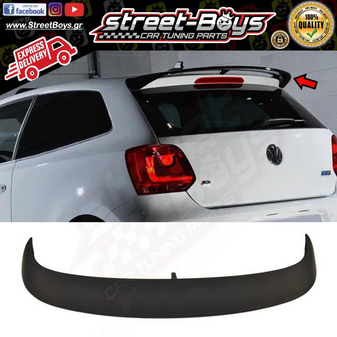 ΑΕΡΟΤΟΜΗ [WRC TYPE] SPOILER ΠΟΡΤ ΜΠΑΓΚΑΖ VW POLO 6R - STREET BOYS - CAR ...