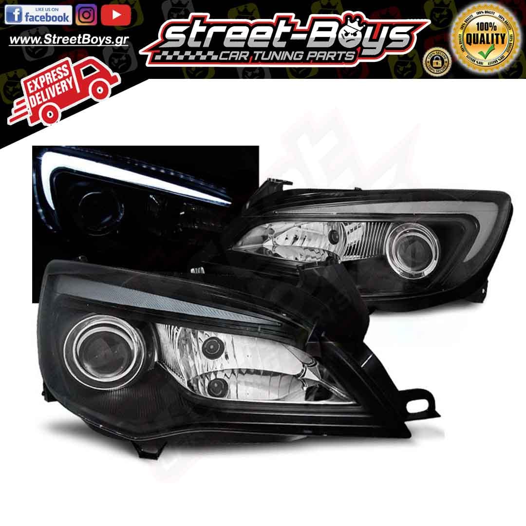 ΜΠΡΟΣΤΑ ΦΑΝΑΡΙΑ ΜΑΥΡΑ ANGEL EYES OPEL ASTRA J (2010-2015) - STREET BOYS ...