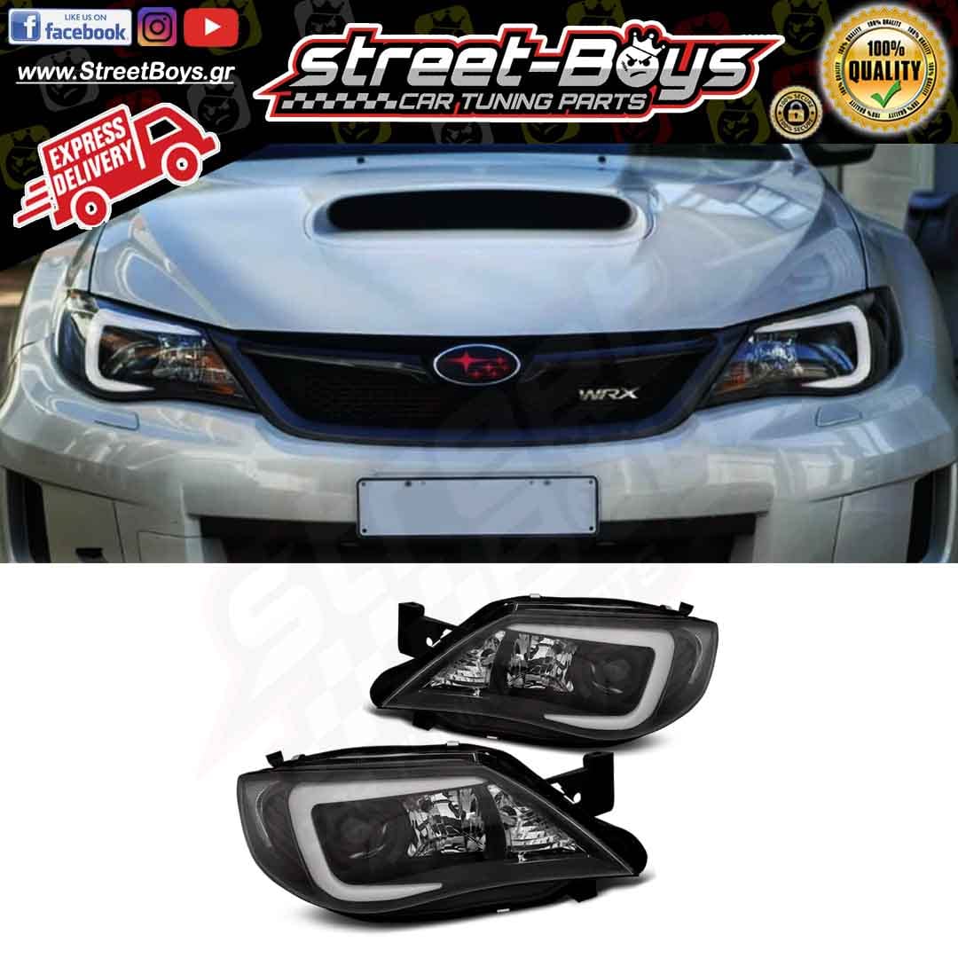ΜΠΡΟΣΤΑ ΦΑΝΑΡΙΑ ΜΑΥΡΑ TUBE LIGHT SUBARU IMPREZA STINKEYE (2007-2012 ...