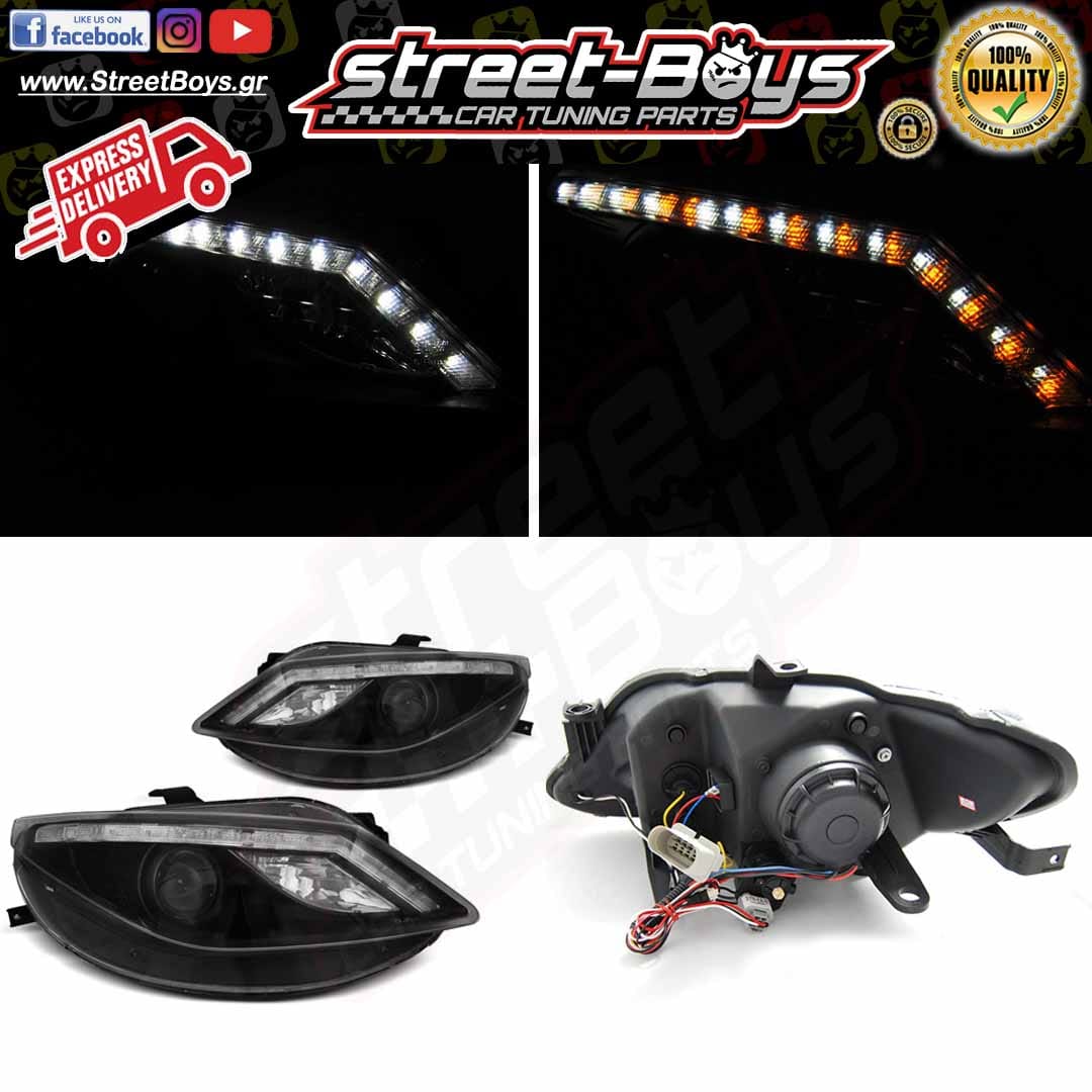 ΜΠΡΟΣΤΑ ΦΑΝΑΡΙΑ ΜΑΥΡΑ DAYLIGHT SEAT IBIZA 6J (2008-2012) - STREET BOYS ...