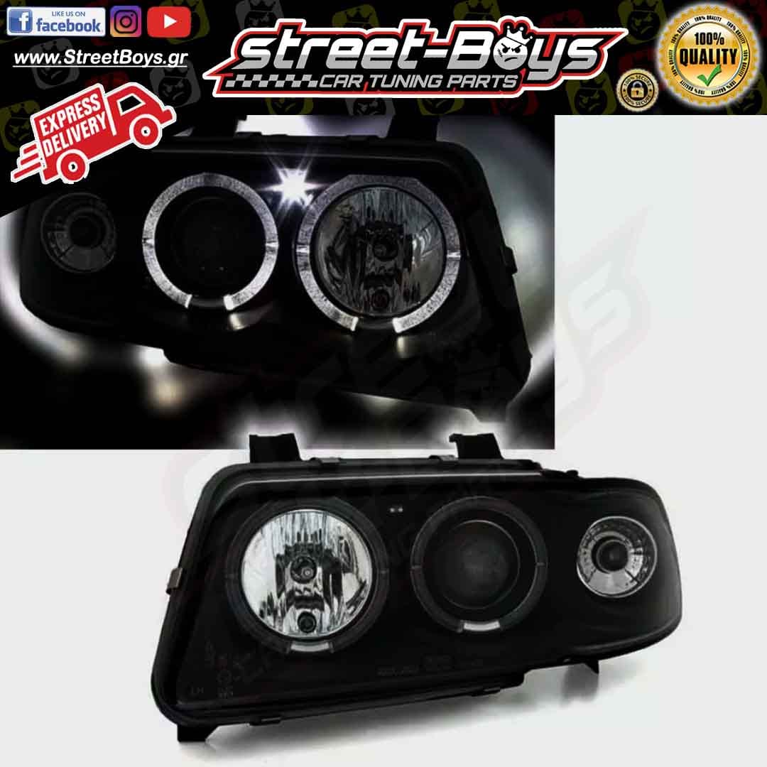 ΜΠΡΟΣΤΑ ΦΑΝΑΡΙΑ ANGEL EYES AUDI A4 B5 (1994-1998) - STREET BOYS - CAR ...